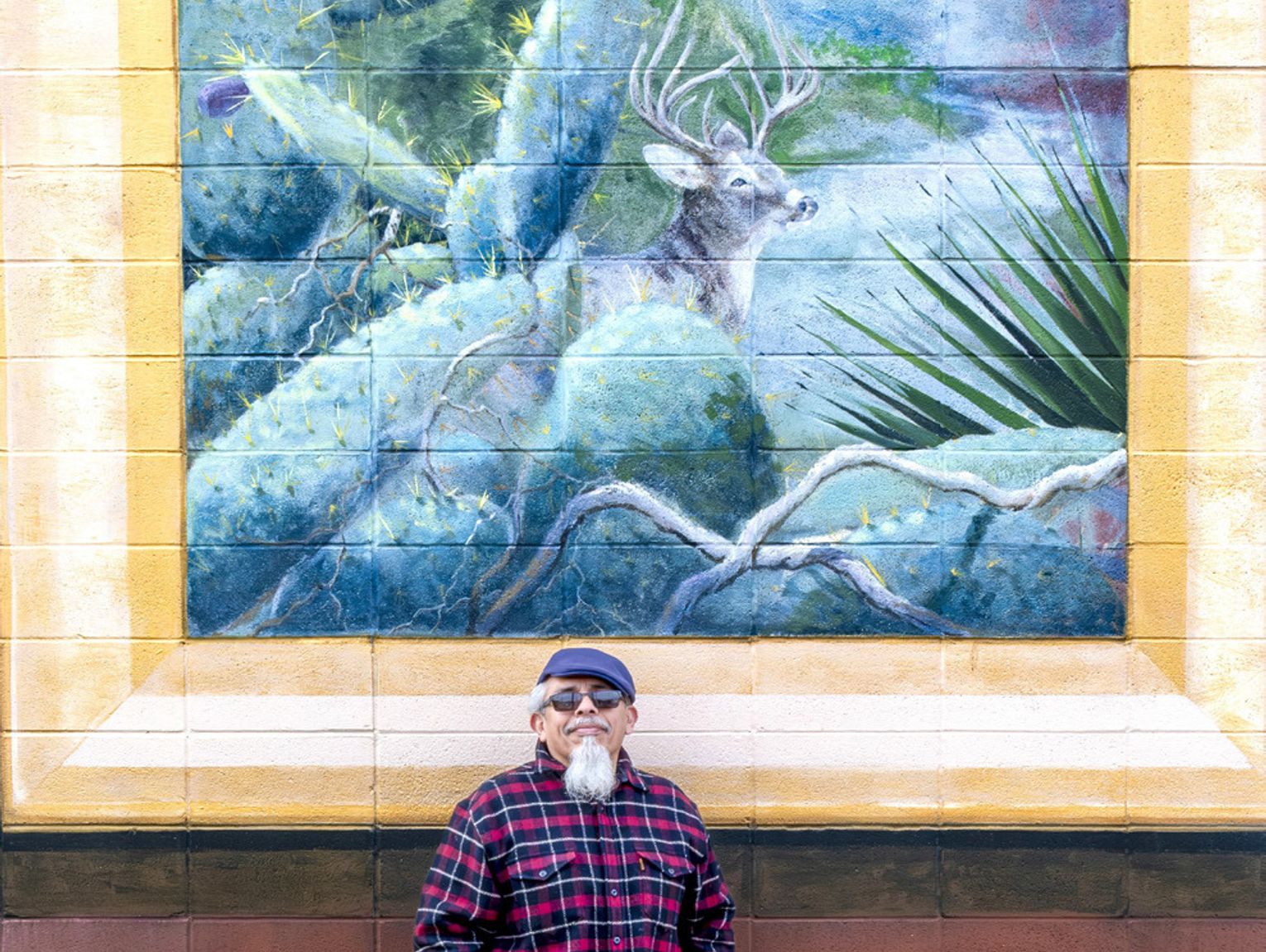 Acosta’s mural honors Joe and Wanda Reuss