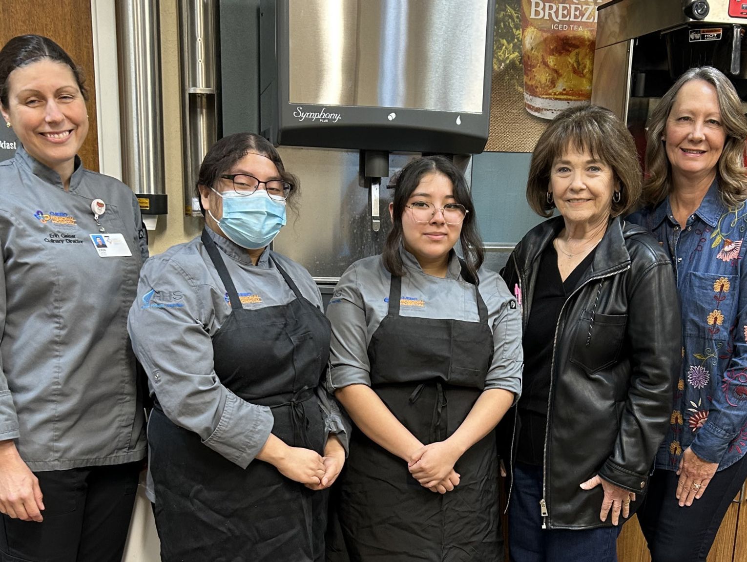 CRH Volunteers furnish new ice machine