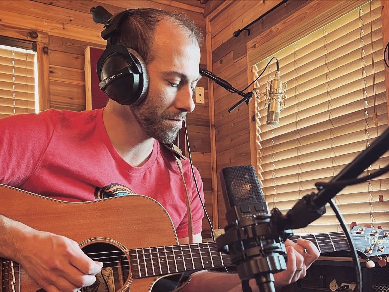 Music minister brings his songs home