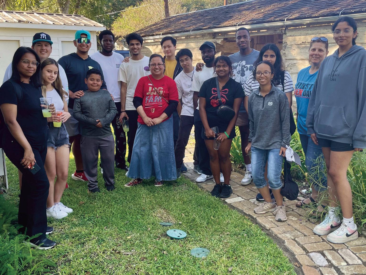 UHV international students visit the DWC Museum, Turkeyfest