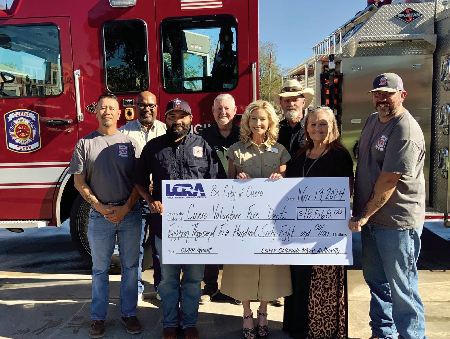 VFD receives grant from LCRA for breathing equipment